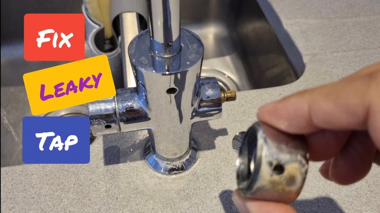 Fixing leaking tap - YouTube