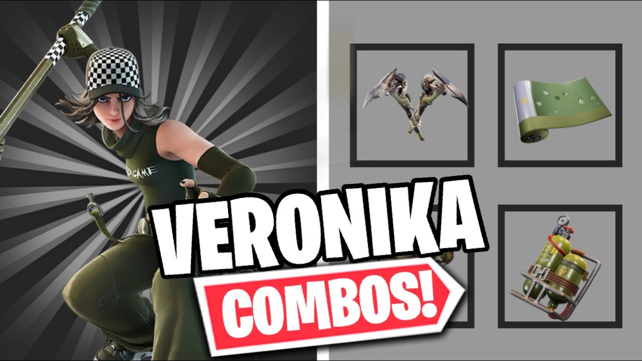 VERONIKA COMBOS | FORTNITE SKIN REVIEW - YouTube