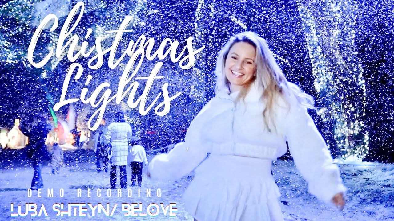 Luba BELOVE- Christmas Lights music video - YouTube