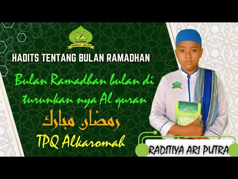 BULAN RAMADHAN DI TURUNKAN NYA AL QURAN | ANANDA RADITIYA ARI | TPA AL ...