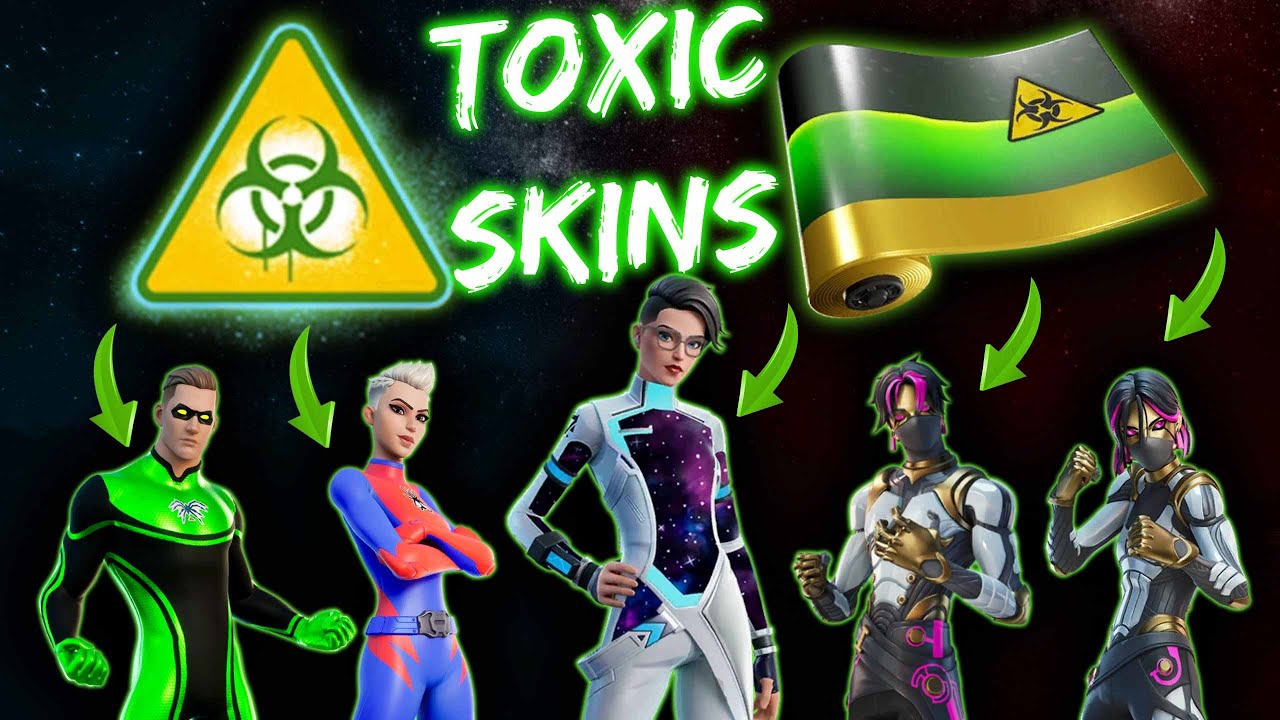 ⚠️TOXIC SKIN TUTORIALS: HUNTER / DYNAMO DANCER / GLITCH / ERRANT ...