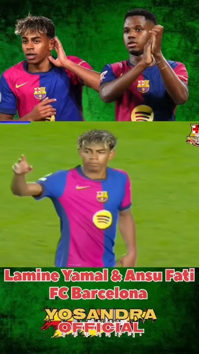 Lamine Yamal & Ansu Fati My Friend FC Barcelona #ansufati #lamineyamal #barcelona #viscabarca # ...