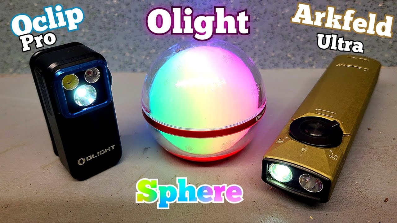 Some New and improved lights from Olight. - YouTube