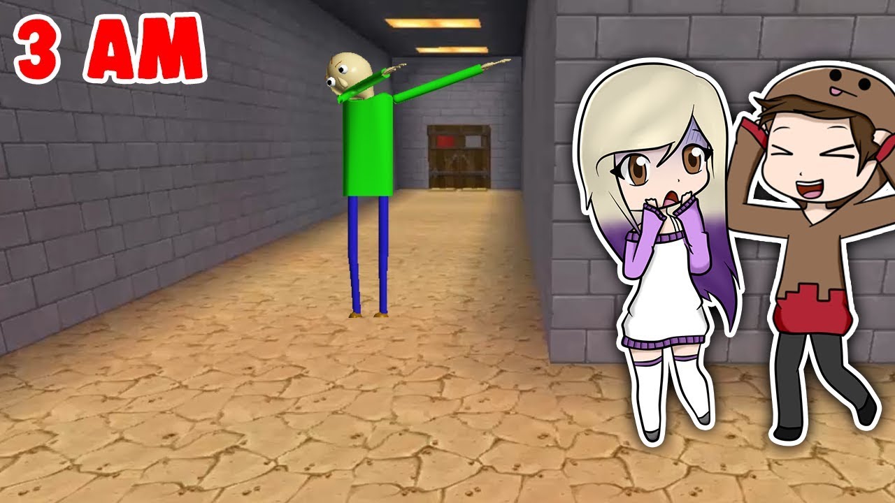 NOS ENFRENTAMOS A BALDI A LAS 3 AM | Mini World - YouTube