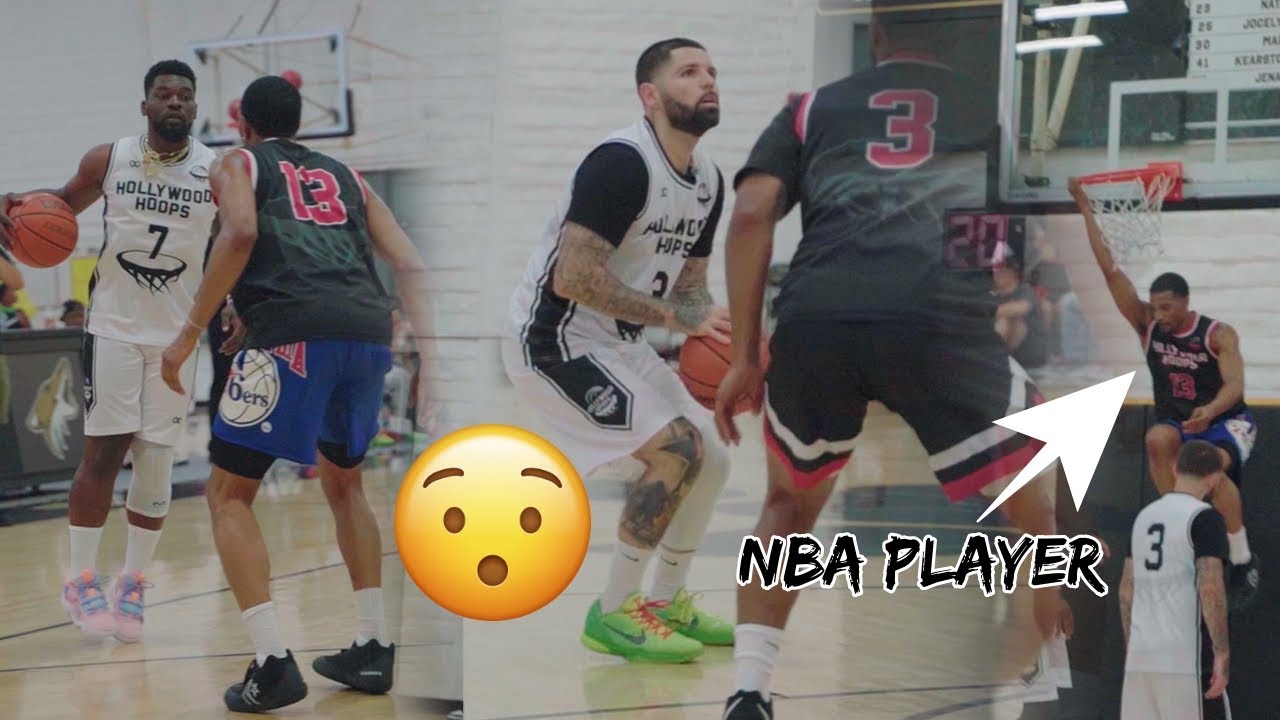 Hezi God & Whit3 Iverson Go Off Against NBA Player! - YouTube