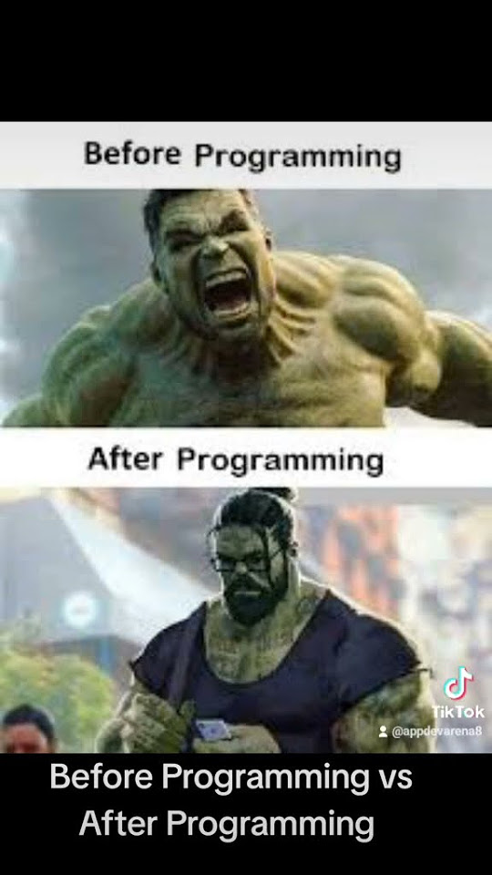 Before programming vs after programming #foryou #memes #codingmemes #computerlanguages #funny ...