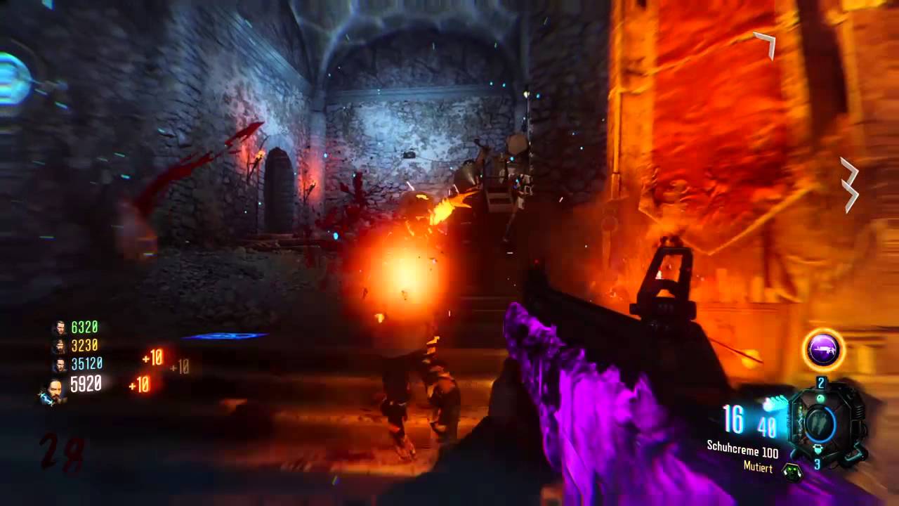 Black Ops 3 Zombies Der EISENDRACHE- Fire Bow+Zombie Skelette GER - YouTube