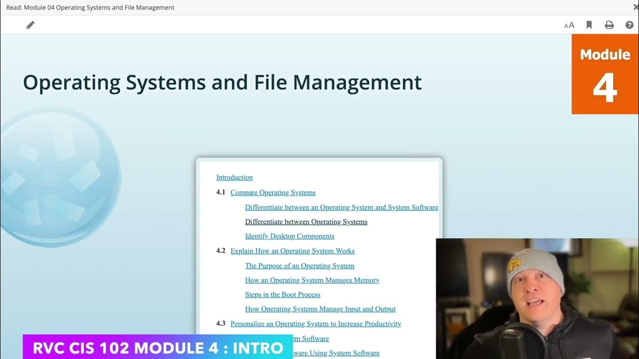 CIS 102 Module 4 Intro - YouTube