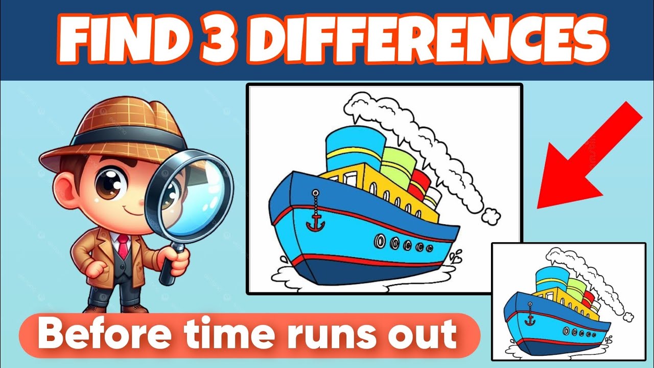 Hard to Spot the Difference | Find the Difference brain test level #2 # ...