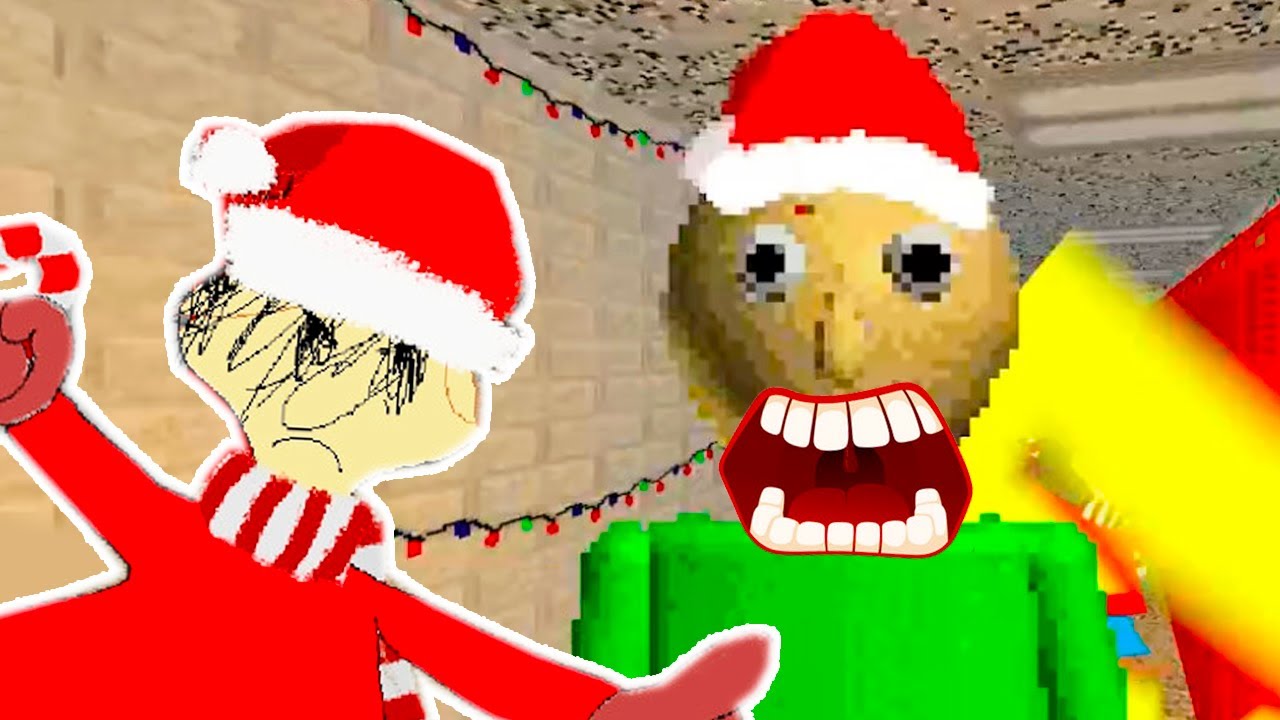 БАЛДИ ПОЗДРАВЛЯЕТ С НОВЫМ ГОДОМ ! - Baldi's Basics Christmas Edition ...