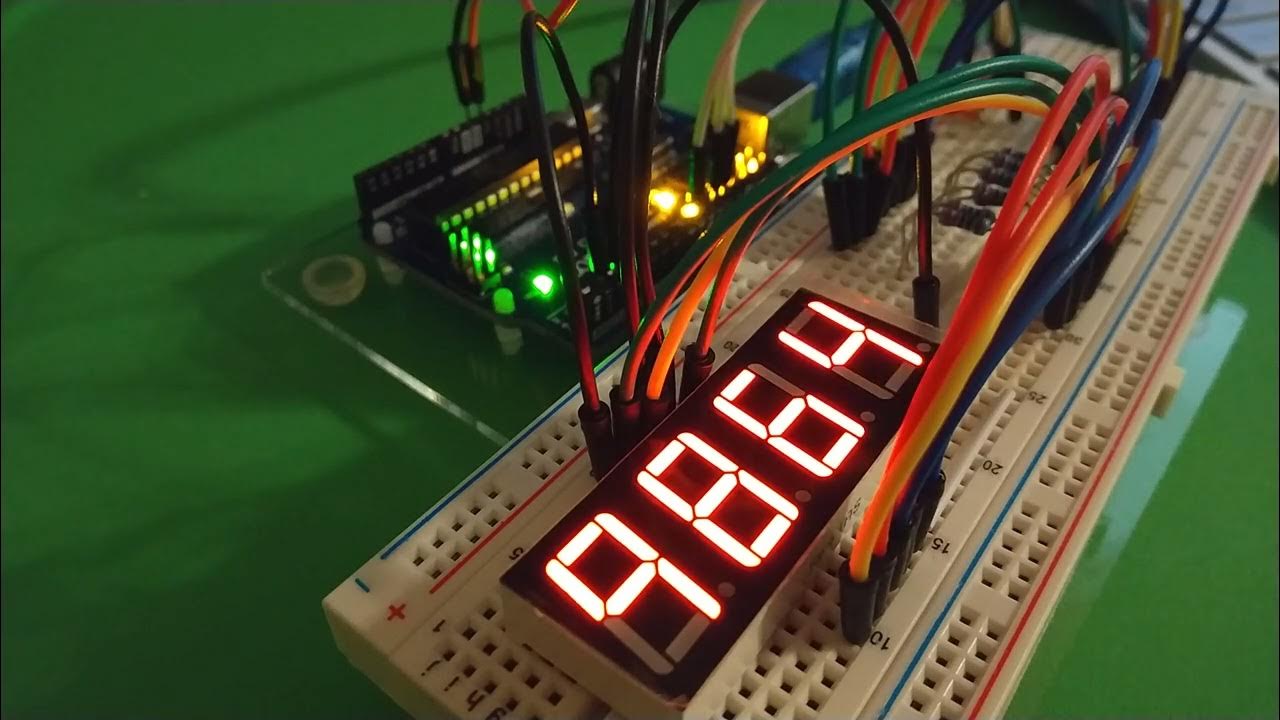 (Arduino) ELEGOO The Most Complete Starter Kit - Lesson 28「Four Digital Seven Segment Display ...