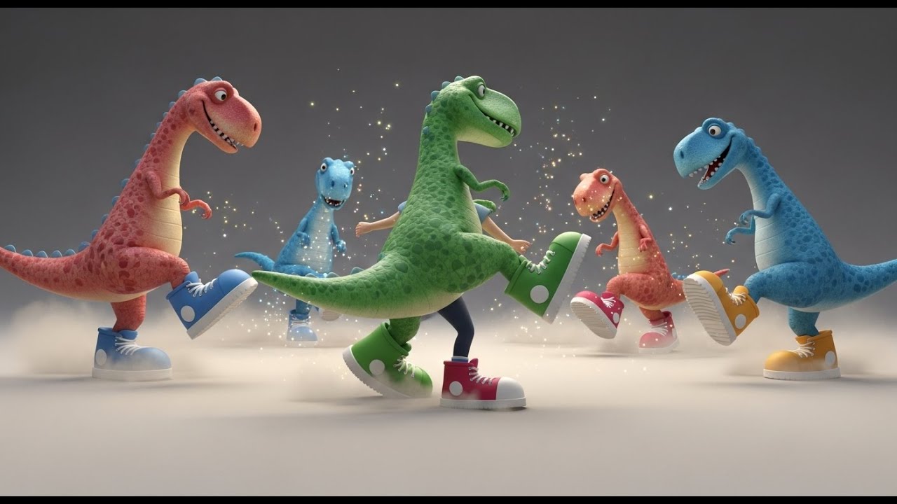 ABC with Dinosaurs Roaring Loud | Alphabet Nursery Rhymes and Kids ...
