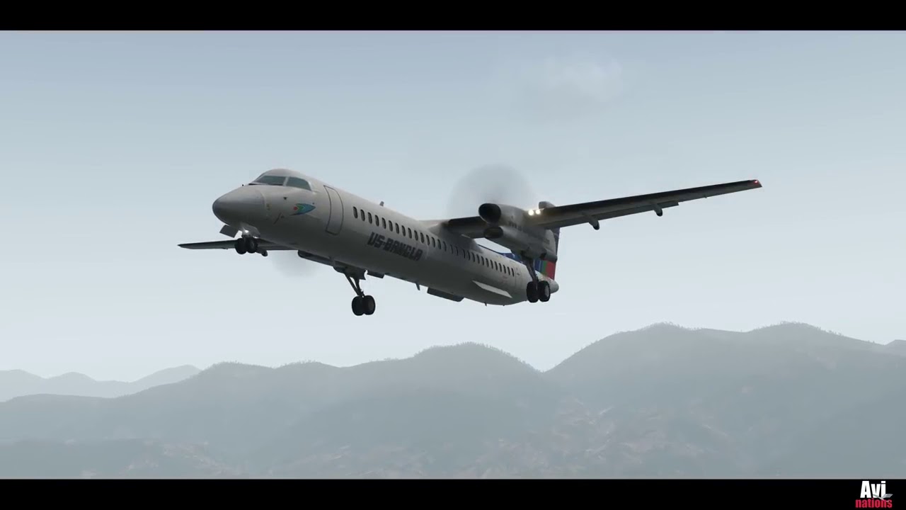 US Bangla Airlines Flight 211 Crash Animation full video - YouTube