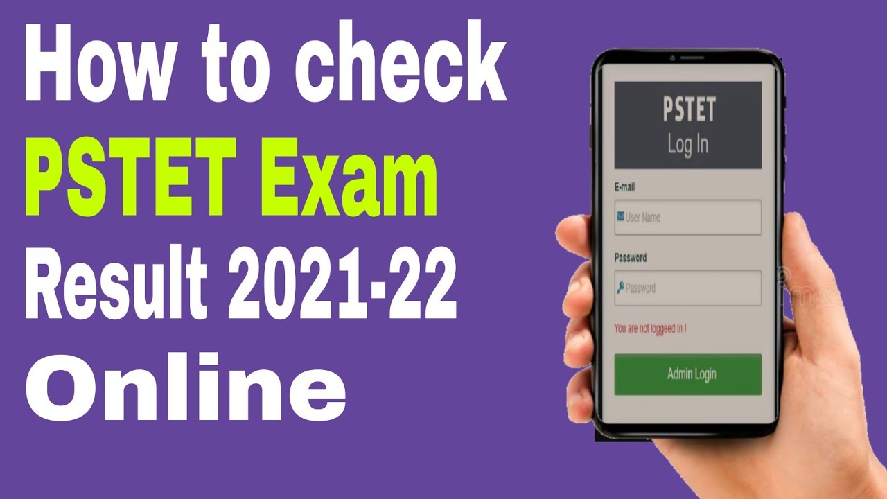 PSTET Result 2021-22: How to download Pstet Result 2021-22 | Pstet ka ...