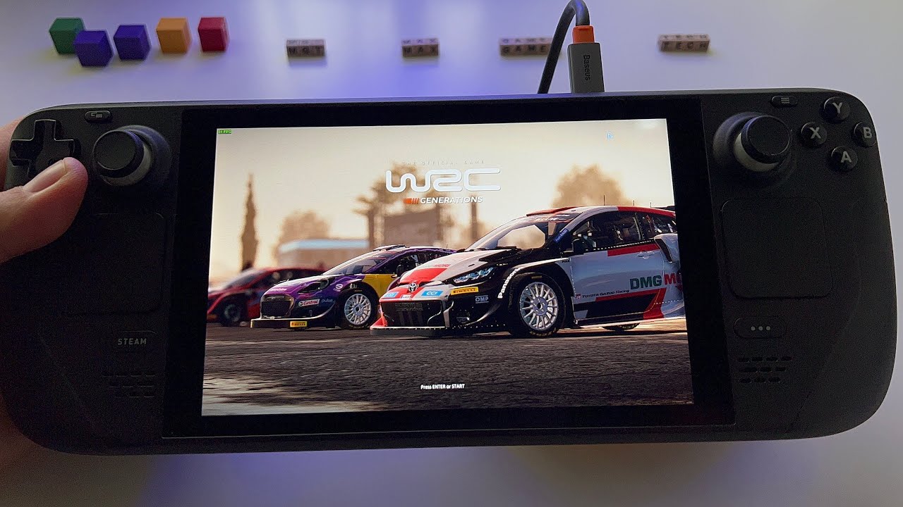 WRC Generations - Steam Deck gameplay via Windows 11 (OS on micro SD ...