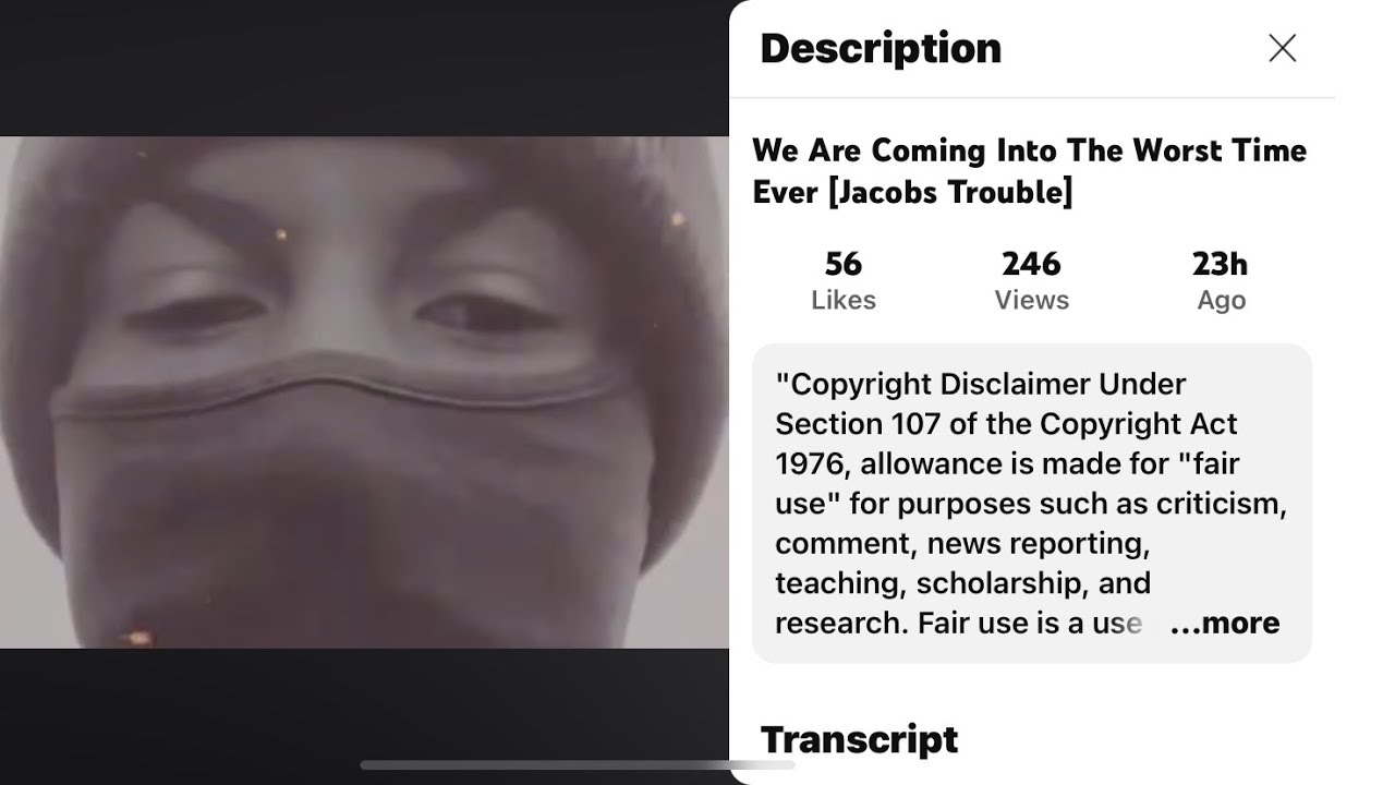 RE We Are Coming into The Worst Time Ever [Jacobs Trouble] - YouTube