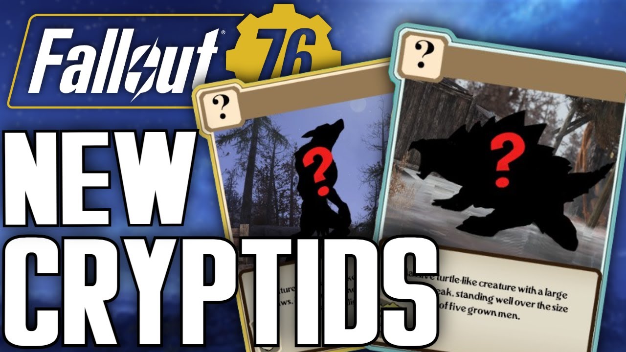 NEW FALLOUT 76 CRYPTIDS + QUESTS ANNOUNCED - YouTube