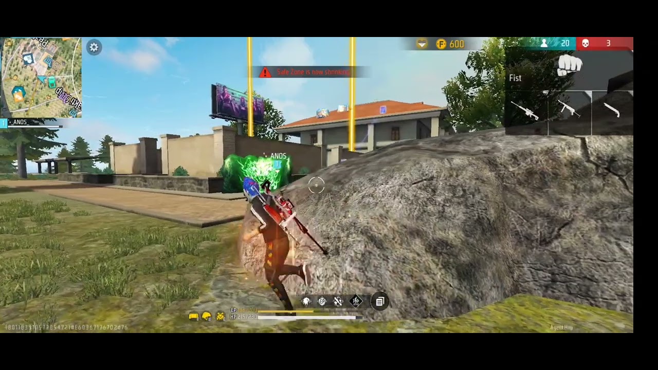 FREE FIRE 1V4 NEW GAMEPLAY - YouTube