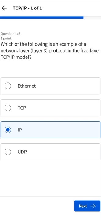 Introduction to TCP/IP Coursera Quiz Answers | Technical Support Fundamentals |# ...