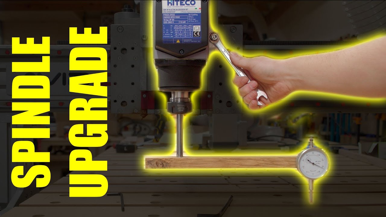 Spindle Upgrade: Tramming, Locating, and Dust Collection - YouTube