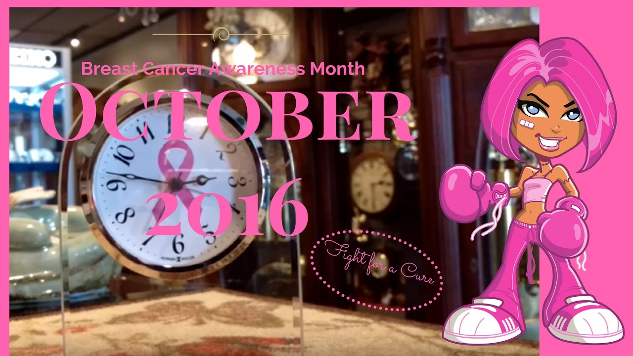 BREAST CANCER - PINK RIBBON CLOCK by HOWARD MILLER - YouTube
