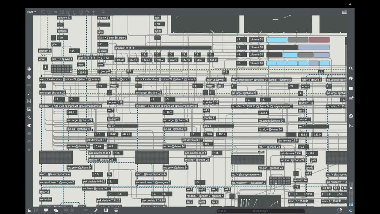 manapotion - max/msp noise/glitch/abstract patch - YouTube