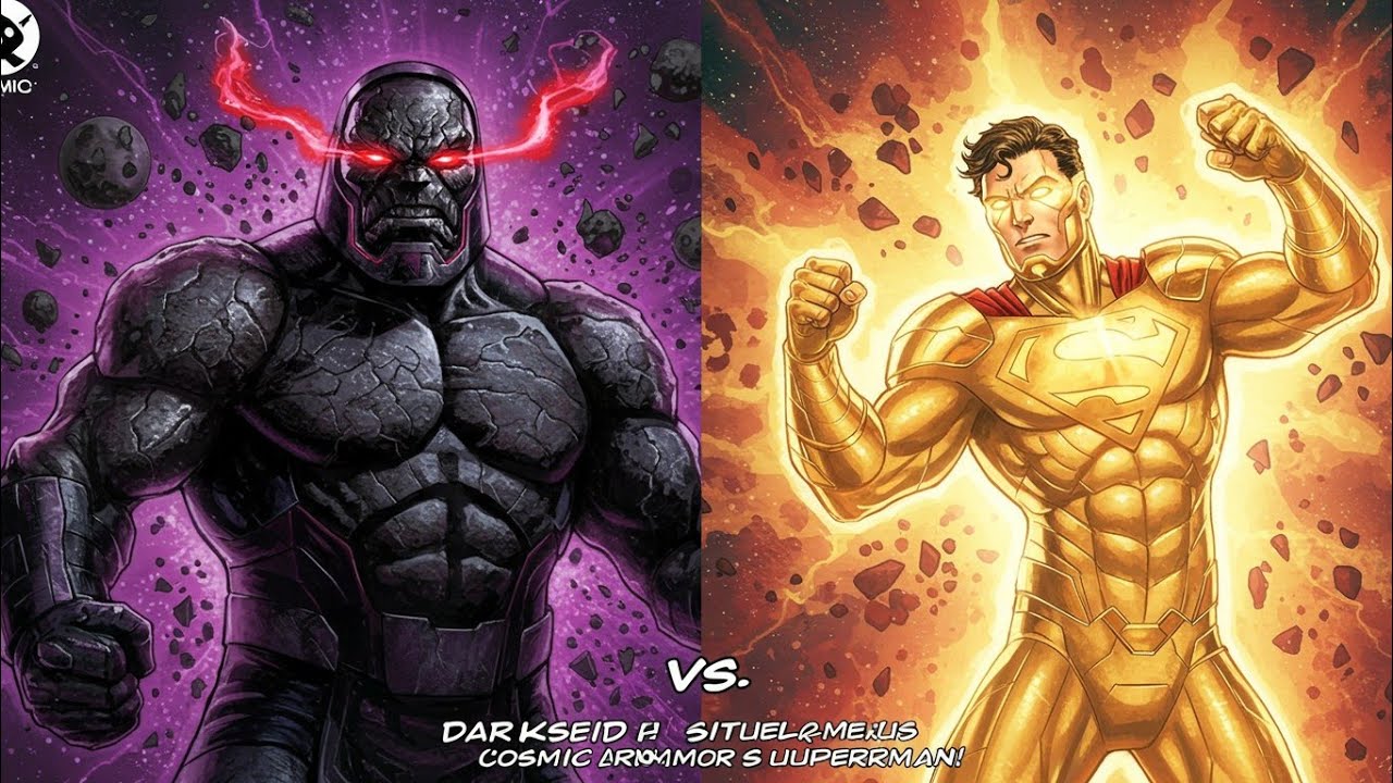 True Form Darkseid vs Cosmic Armor Superman | The Ultimate DC ...