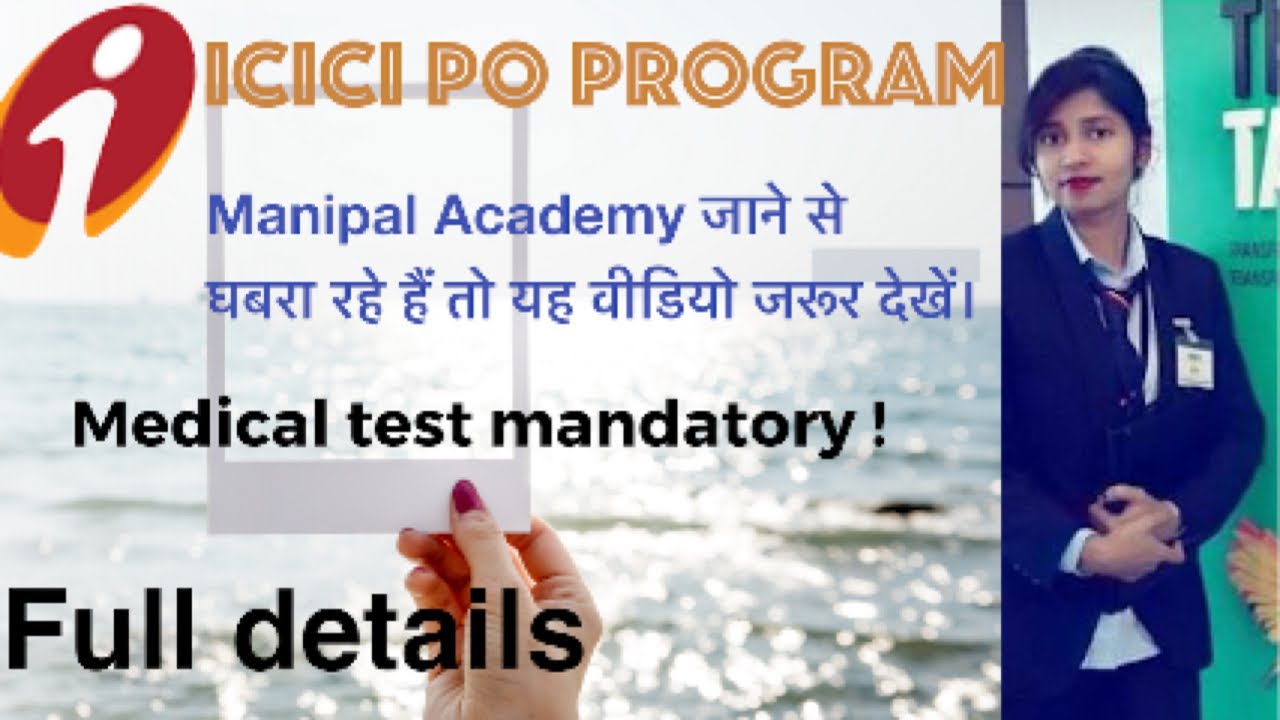 Part-1 Manipal Academy details,ICICI bank manipal academy me kiya hota ...