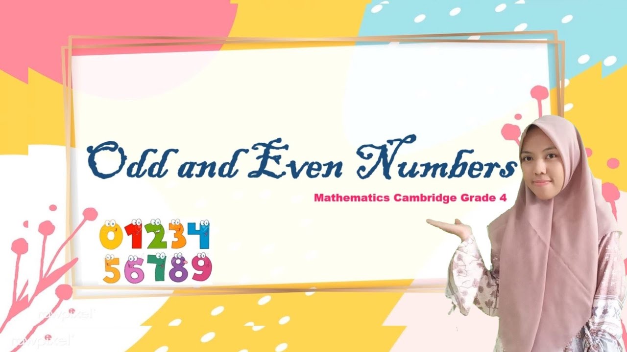 MATH : ODD AND EVEN NUMBERS | MULTIPLICATION 2 DIGITS NUMBER ...