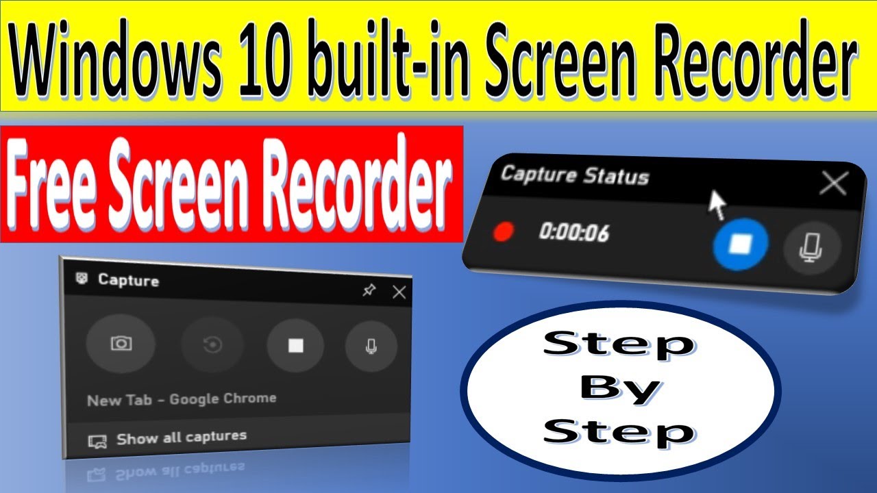 Windows 10 built in Screen Recorder | The Free built-in Windows 10 ...