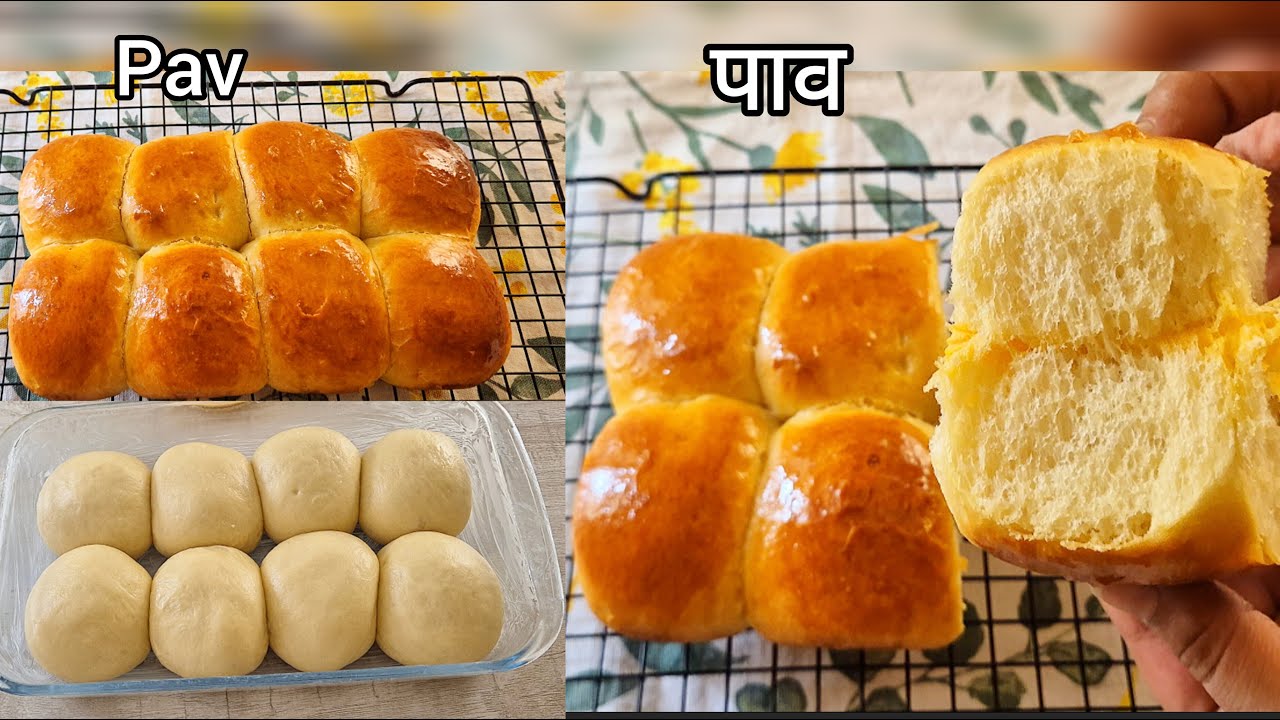 Misal Pav recipe | easy Homemade Ladi Pav | Dinner Rolls | pav bread at ...
