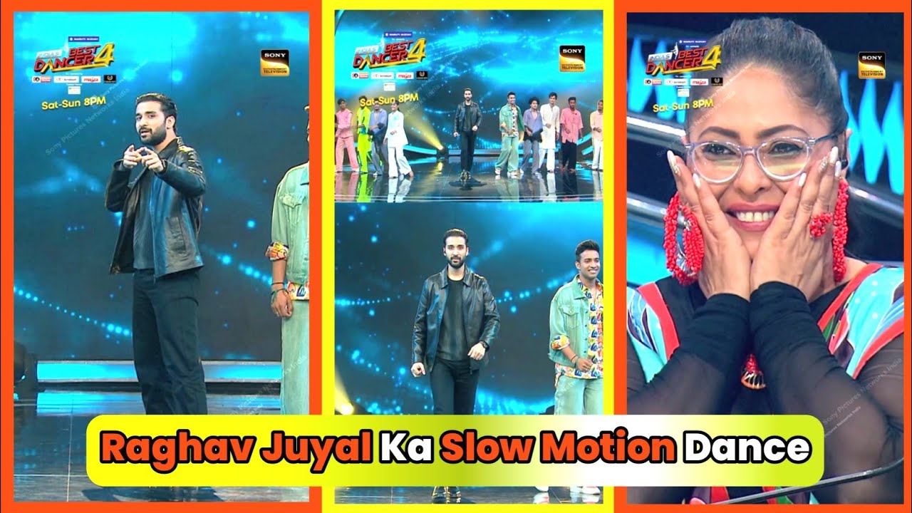 Raghav Juyal ने किया India's Best Dancer 4 के मंच पर Slow Motion Dance ...