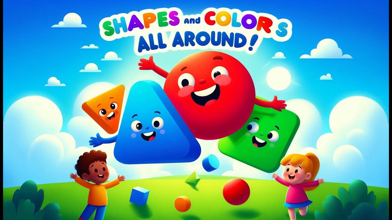 Sing & Learn | Shapes and Colors Song for Kids | English Learning ...