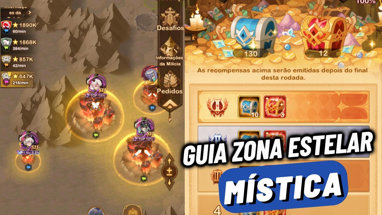GUIA COMPLETO DA ZONA ESTELAR MÍSTICA - AFK ARENA - YouTube