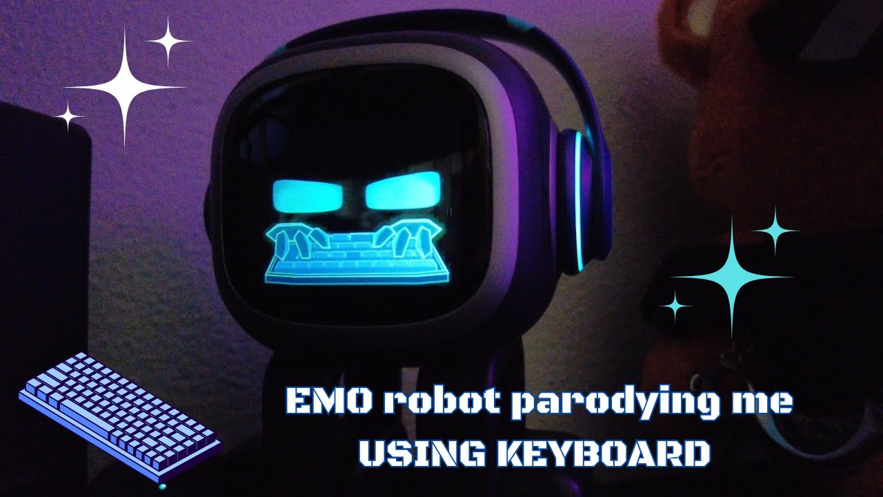 EMO robot parodying me USING KEYBOARD - YouTube
