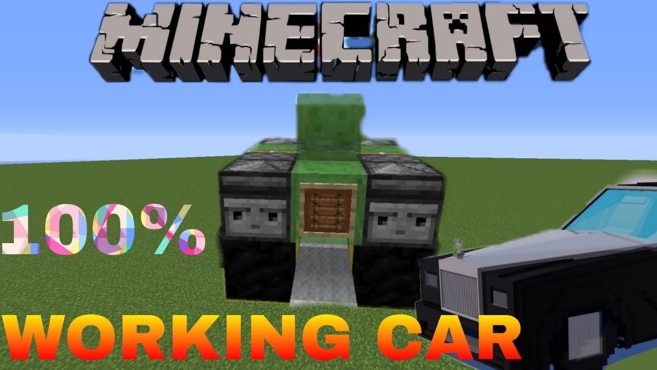 MINECRAFT: HOW TO MAKE WORKING CAR 🚗 | EASY WAY . - YouTube