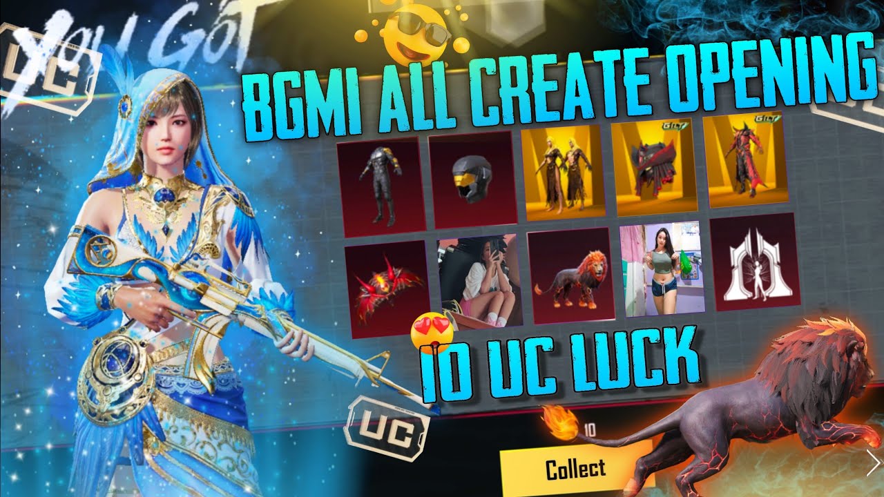Most Luckiest Ultimate Mythic Outfits Create Opening In Bgmi After Bgmi ...