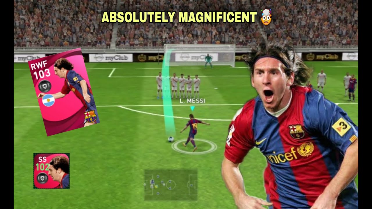 Trying out the 103 iconic moment Messi [Messi review] | Pes 2021 mobile ...
