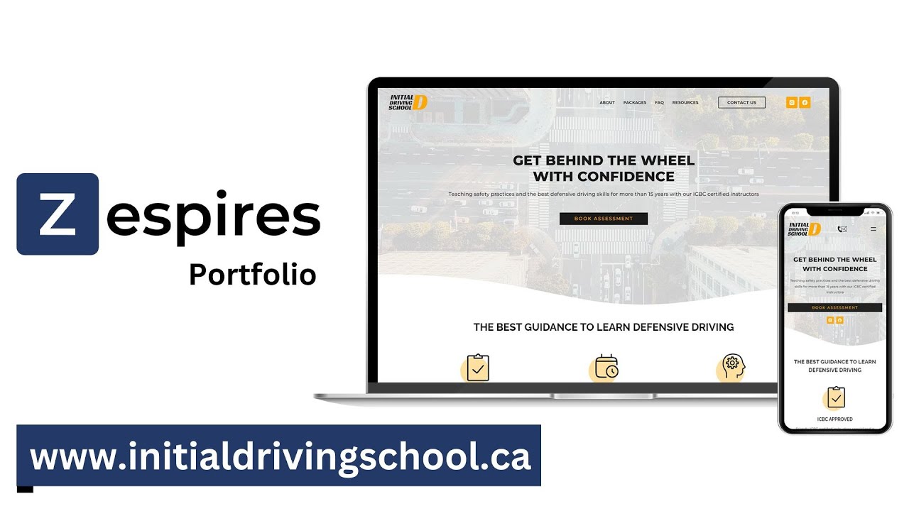 Driving School Website - YouTube