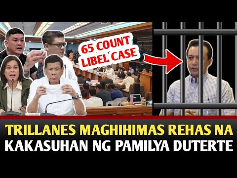 TRILLANES HIMAS REHAS! KA-KA-SUHAN NG PAMILYA DUTERTE NG 65 COUNT LIBEL CASE? - YouTube