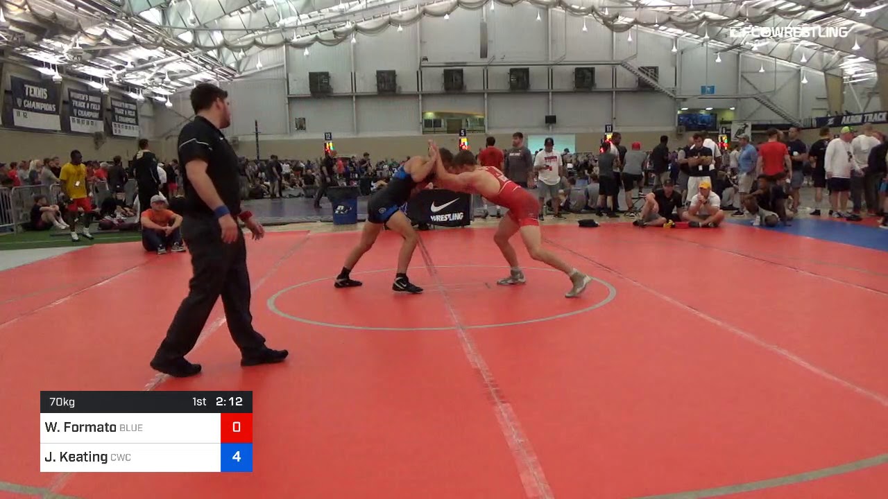 70 Kg Round Of 32 William Formato Blue Ridge RTC Vs Jake Keating ...