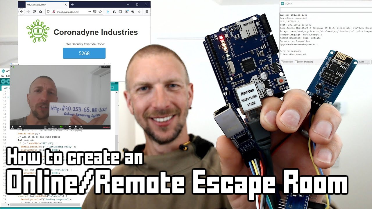 How to Create an Internet-enabled Hybrid Physical/Remote Escape Room ...