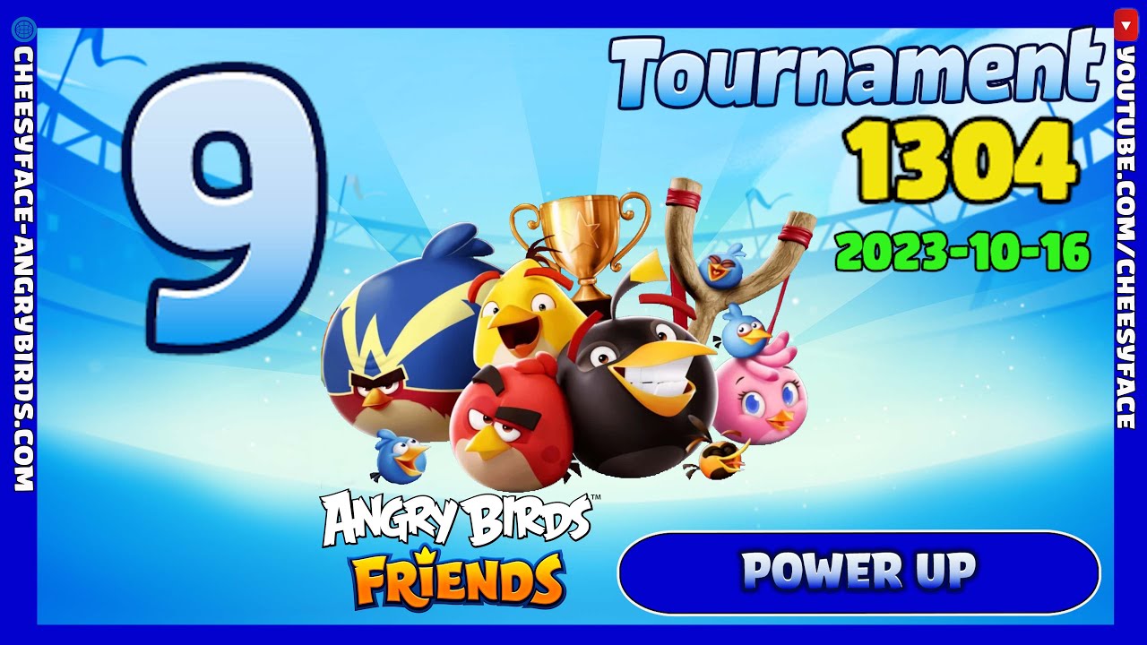 Level 9 - HighScore Walkthrough POWER-UP Angry Birds Friends Tournament ...