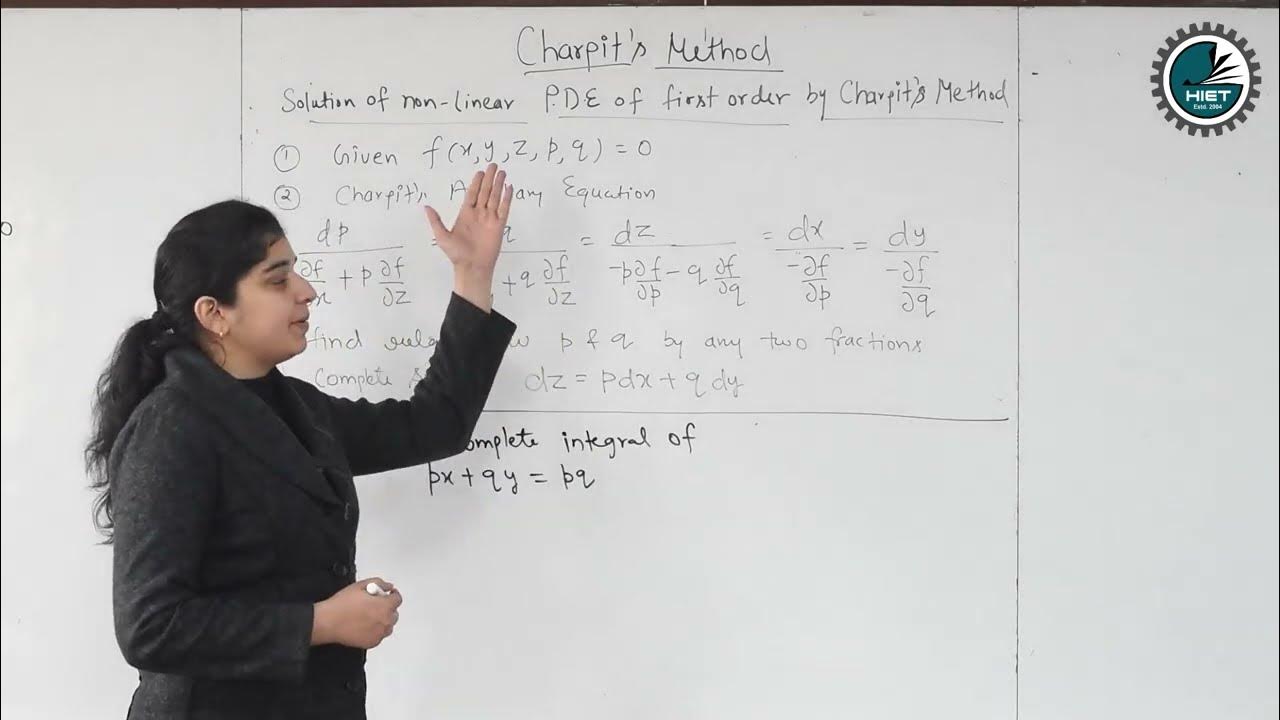 Engineering Mathematics - IV | B.TECH | Lecture - 4 | Unit - 1 (Partial Differential Equation ...