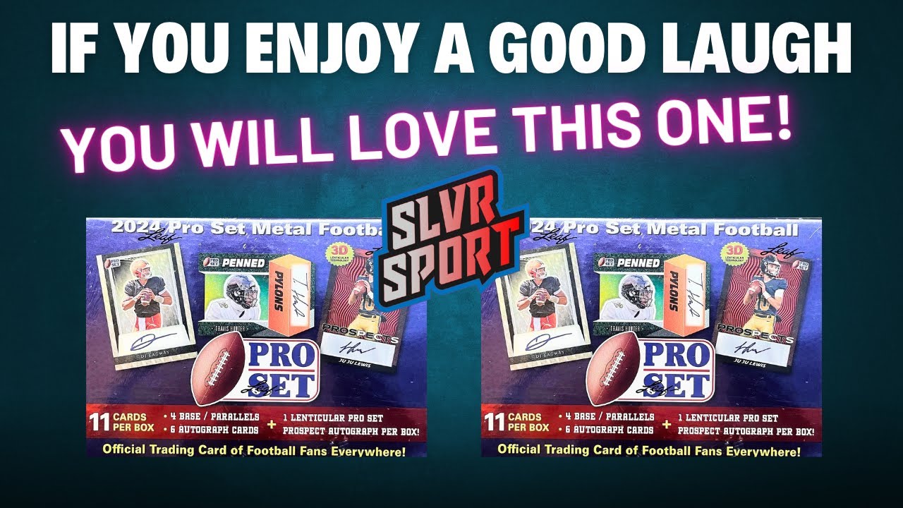 ⭐️ NEW RELEASE ⭐️ 2024 Leaf Pro Set Metal Football Hobby Box (X2 ...