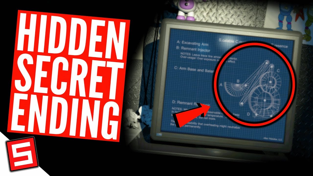 FNAF 6 Hidden Secret Ending - INSANE Ending FNAF 6 SECRET ENDING ...