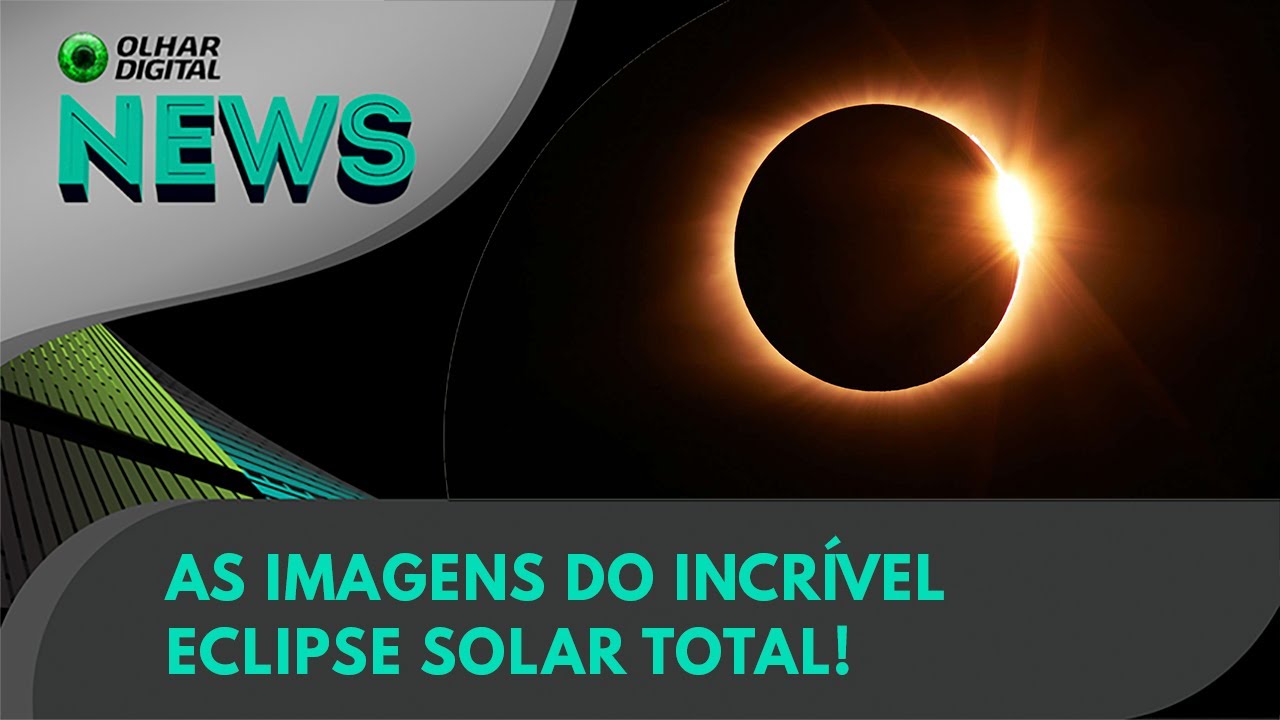 Ao Vivo | As imagens do incrível eclipse solar total! | 08/04/2024 | #OlharDigital - YouTube