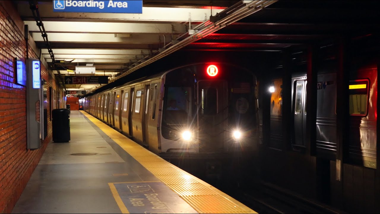 MTA Subway First day of R179 R Train operations - YouTube