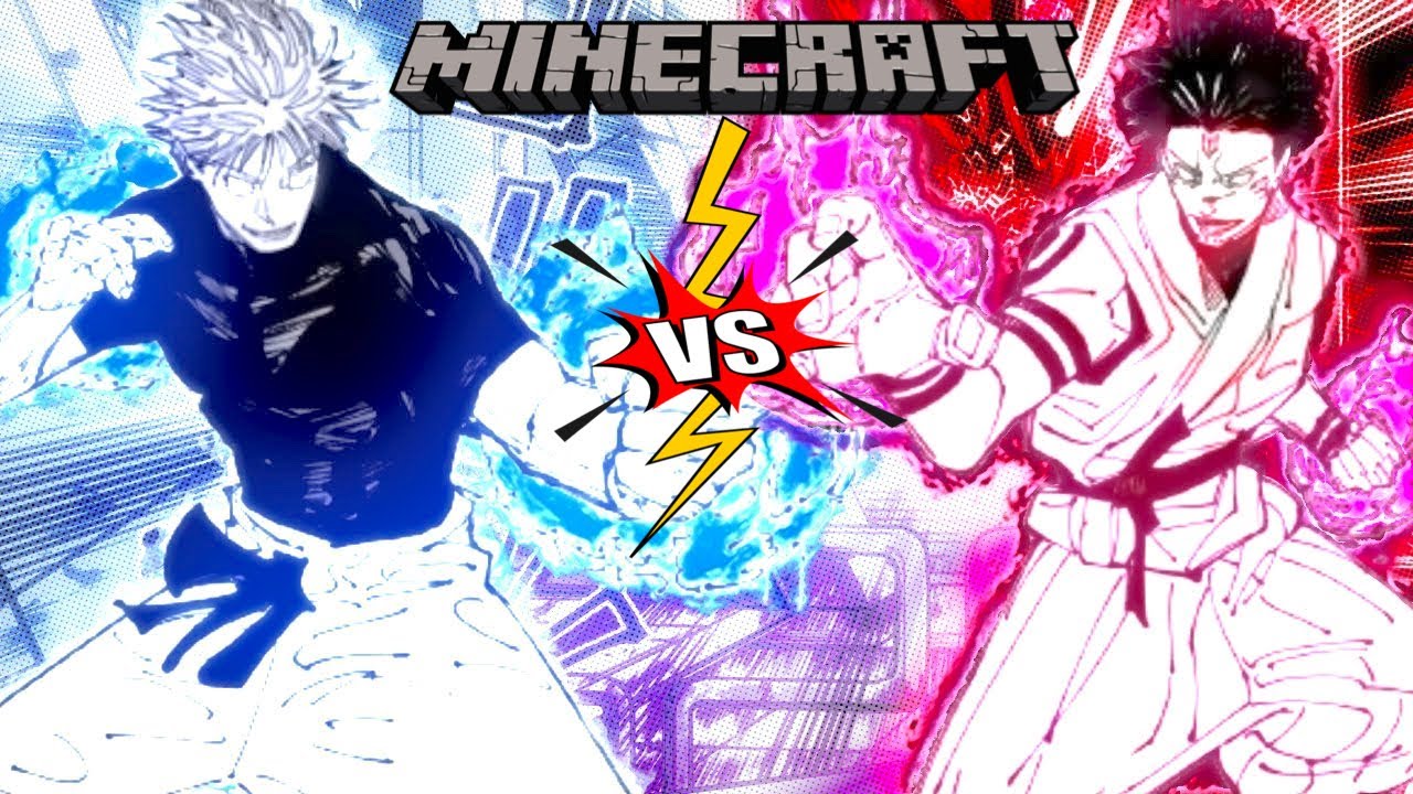 MINECRAFT BATTLE ROYALE GOJO VS SUKUNA - YouTube