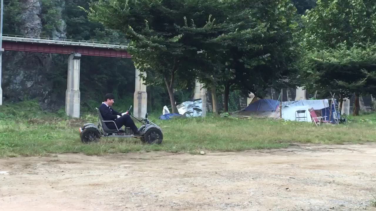 자작 전기차, 모터8마력, HANDMADE ELECTRIC CAR - YouTube